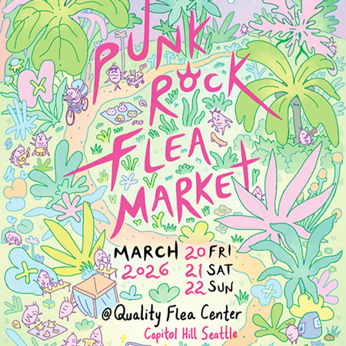 Punk Rock Flea Market: Spring Means Wake Up at Quality Flea Center in ...