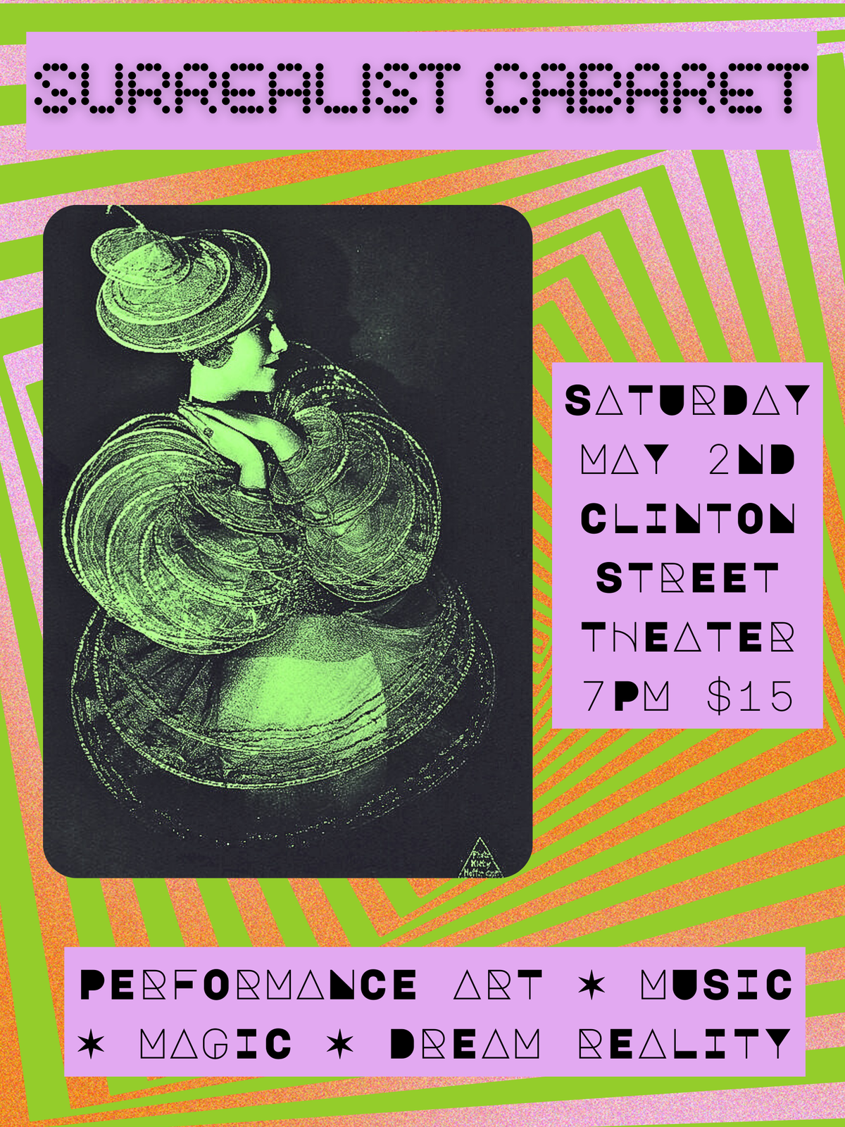 Surrealist Cabaret at Clinton Street Theater in Portland, OR - Saturday ...