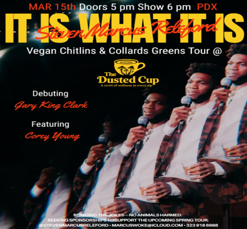 Steven Marcus Releford: Vegan Chitlins & Collard Greens Tour at The ...