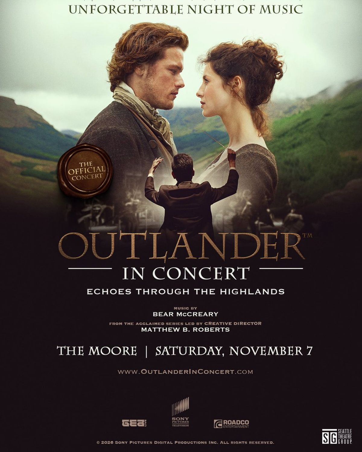 Outlander in Concert at Moore Theatre in Seattle, WA - Saturday ...