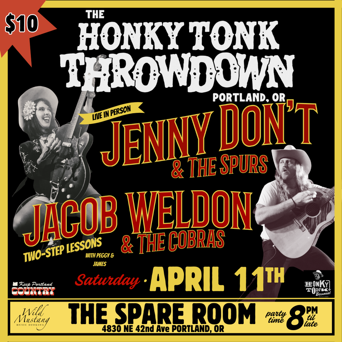 The Honky Tonk Throwdown - Jenny Don't & The Spurs, Jacob Weldon & The ...
