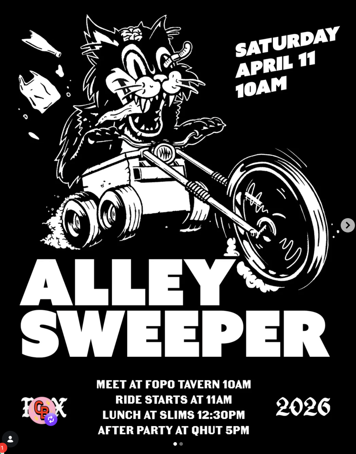 Alley Sweeper 2026 at Fopo Tavern in Portland, OR - Saturday, April 11 ...