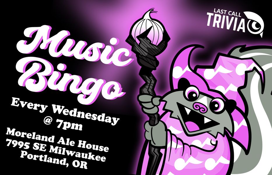 Last Call Music Bingo at Moreland Ale House in Portland, Oregon ...