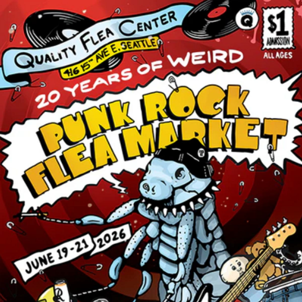 Punk Rock Flea Market Turns Up the Heat at Quality Flea Center in ...