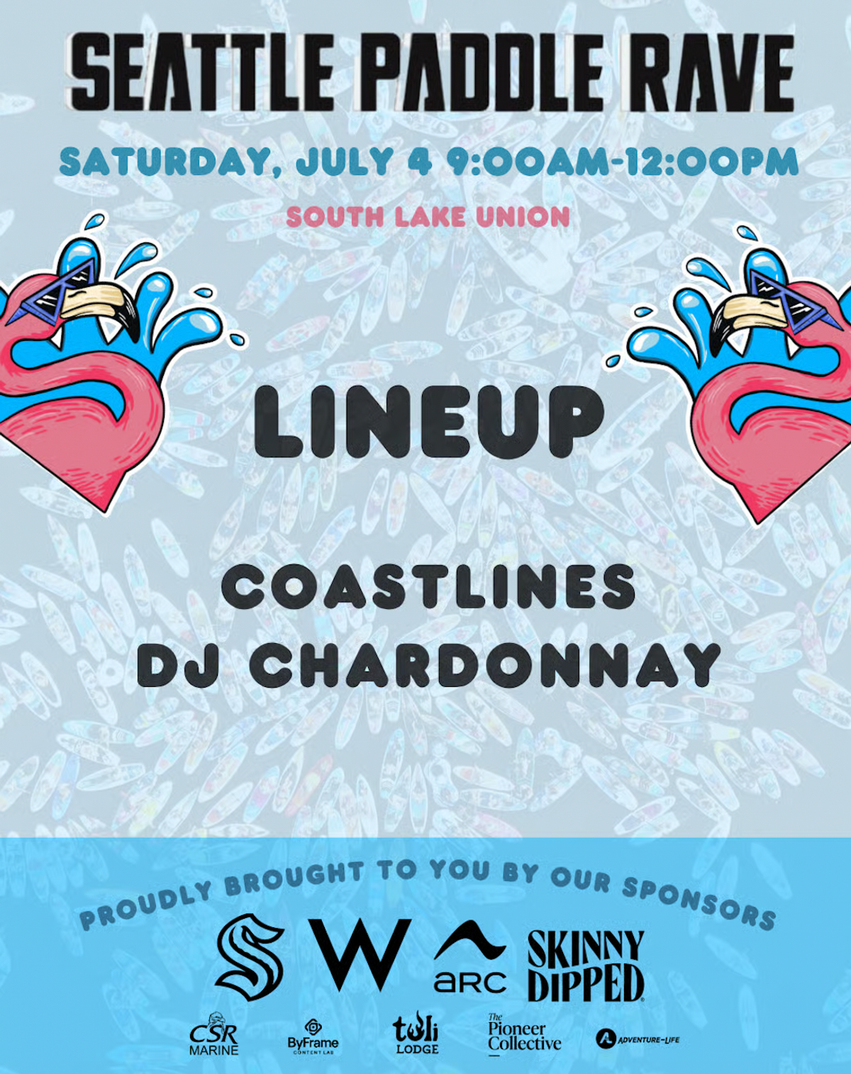 Seattle Paddle Rave | July 4th at On Lake Union in Seattle, WA ...