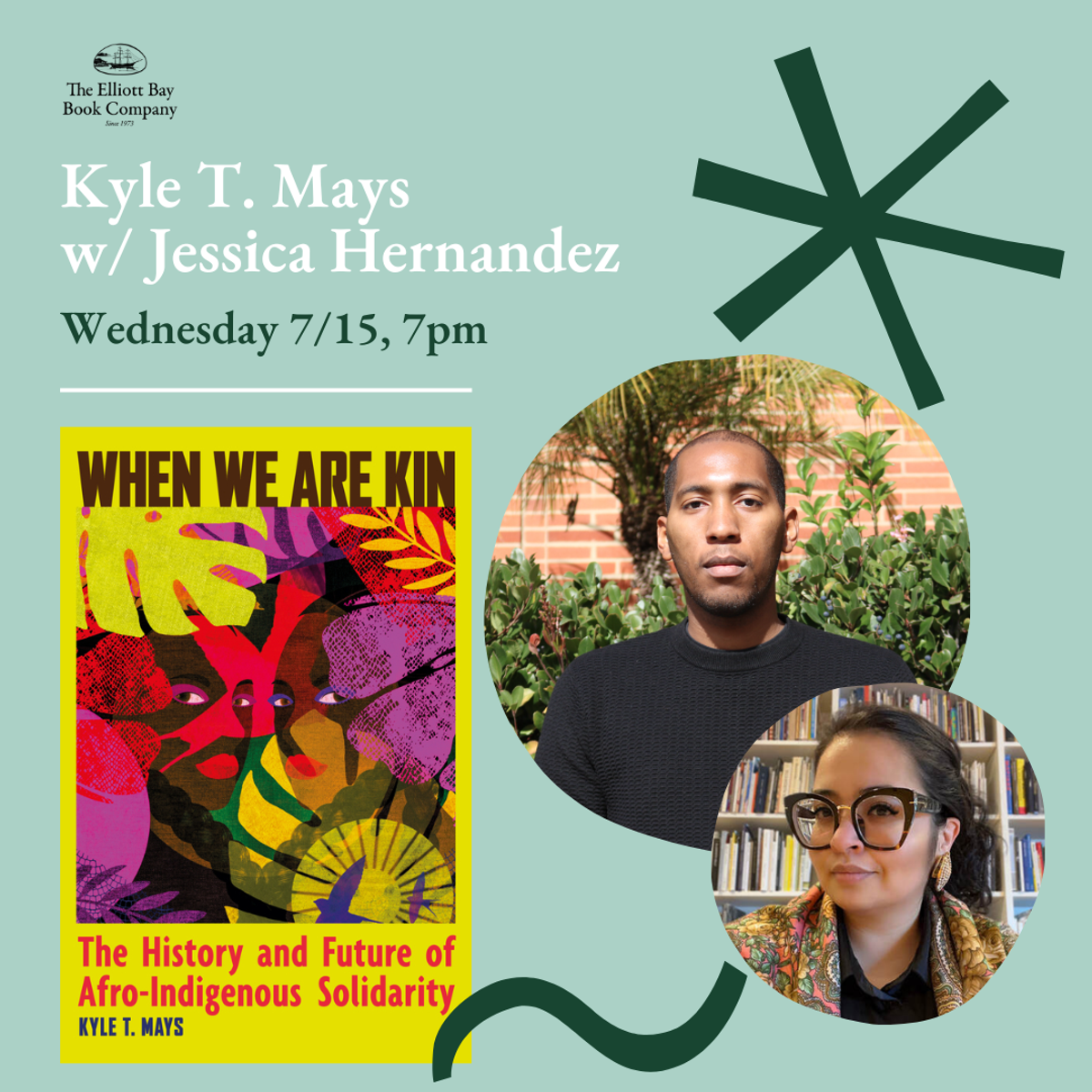Kyle T. Mays with Jessica Hernandez at Elliott Bay Book Company in ...