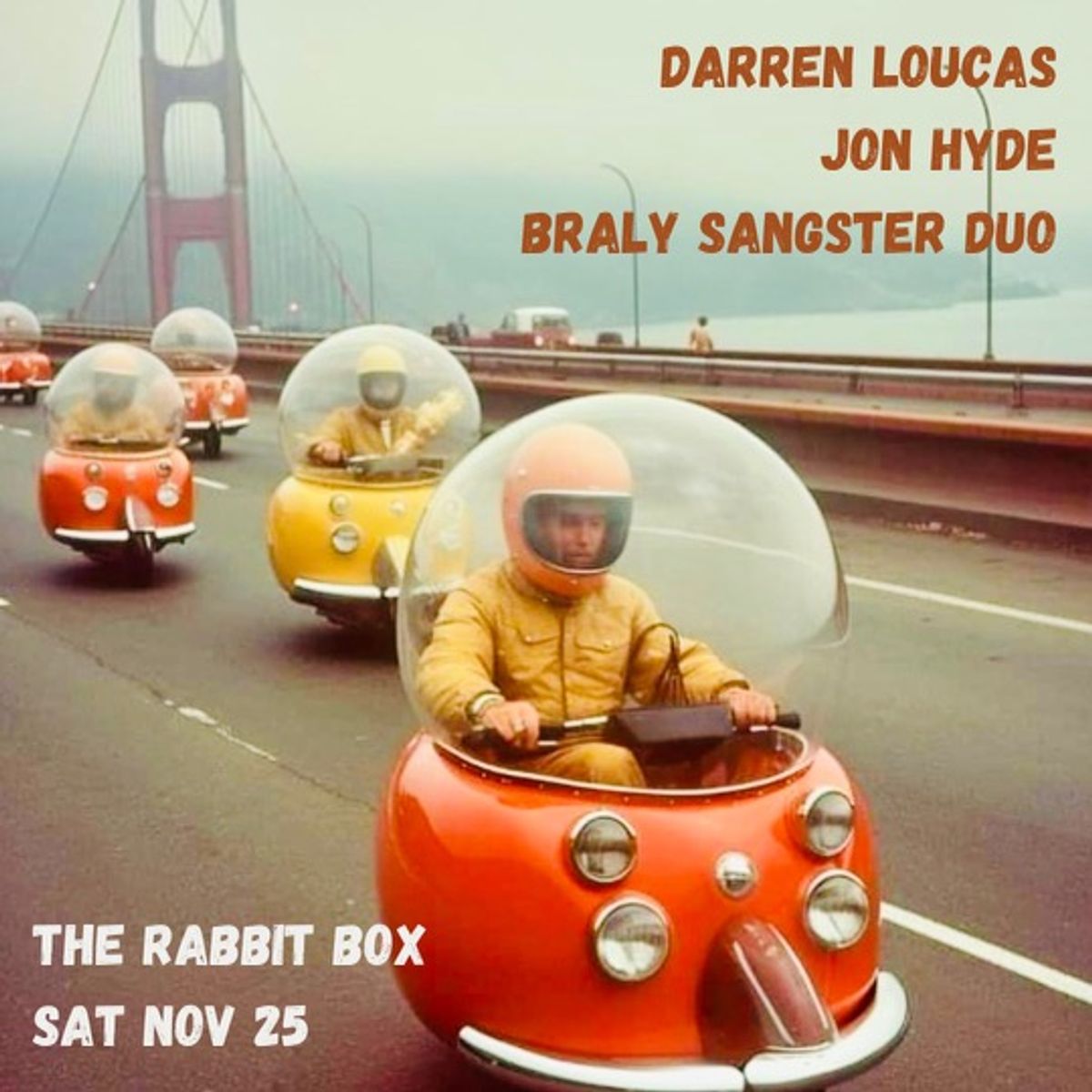 Darren Loucas, Jon Hyde, and Braly Sangster Duo at The Rabbit Box ...