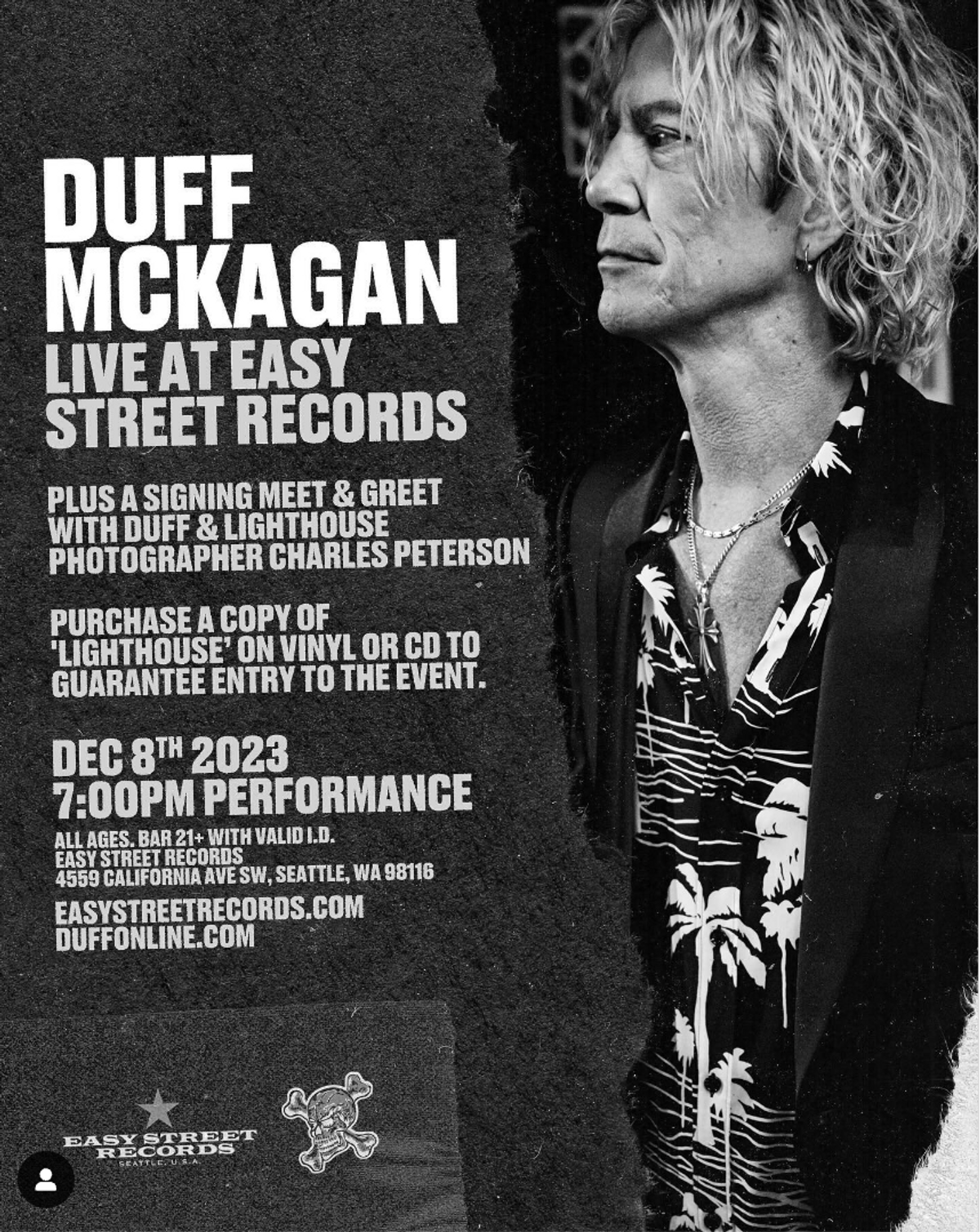 Duff McKagan Live at Easy Street Records at Easy Street Records in ...