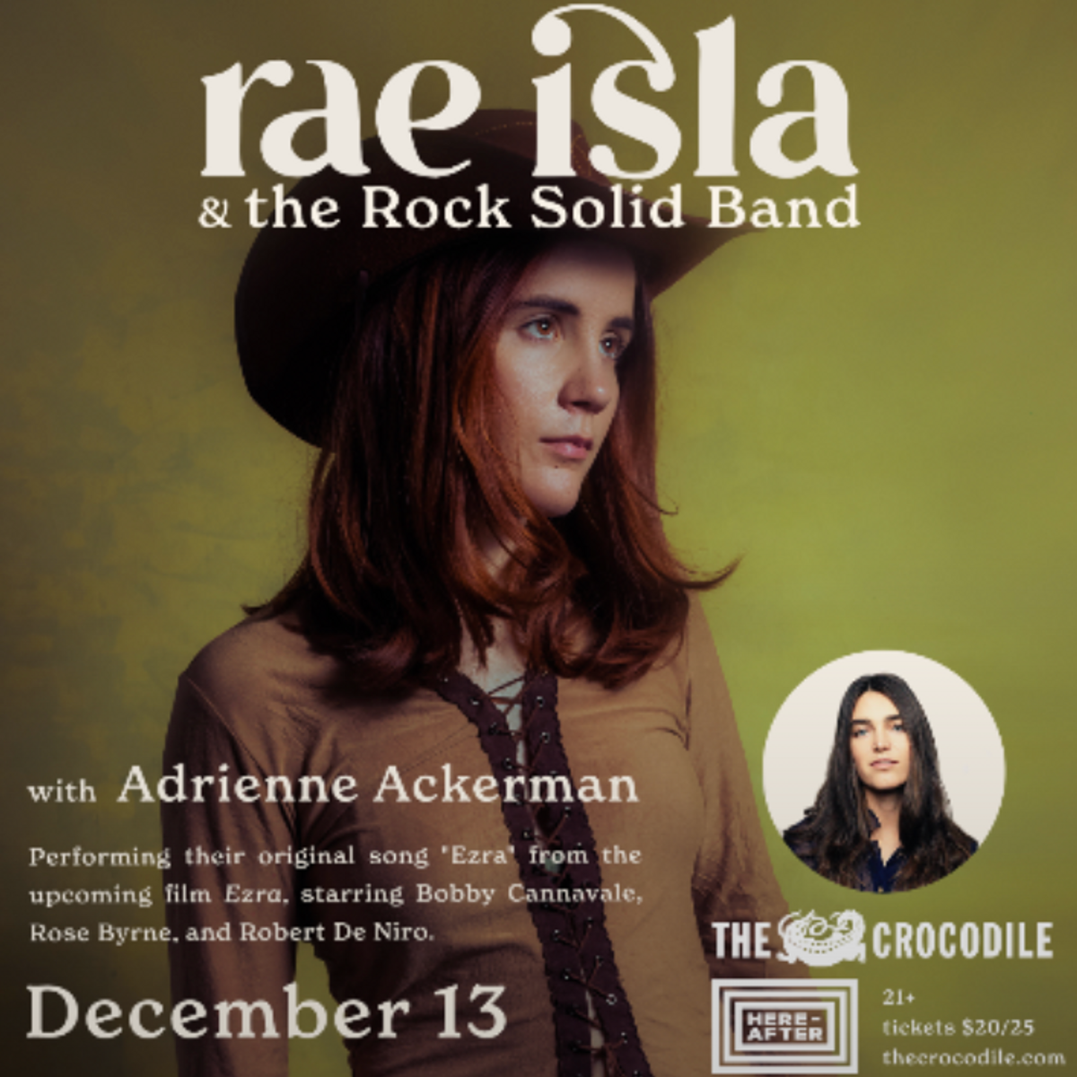 Rae Isla & The Rock Solid Band with Adrienne Ackerman at Here-After at ...