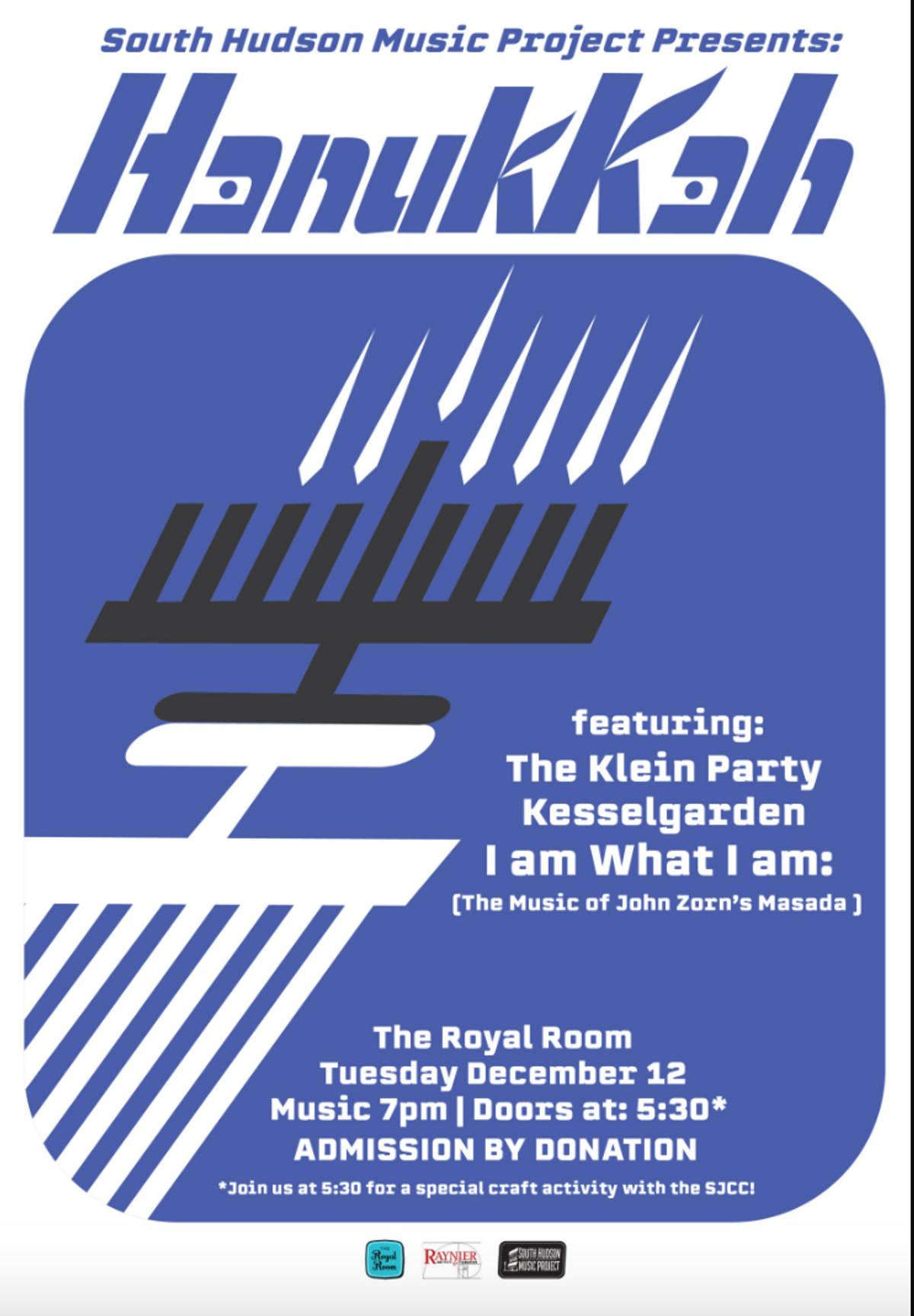 South Hudson Music Project Presents: Hanukkah at The Royal Room in ...