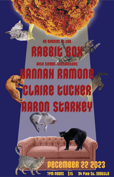Hannah Ramone, Claire Tucker, and Aaron Starkey at The Rabbit Box ...