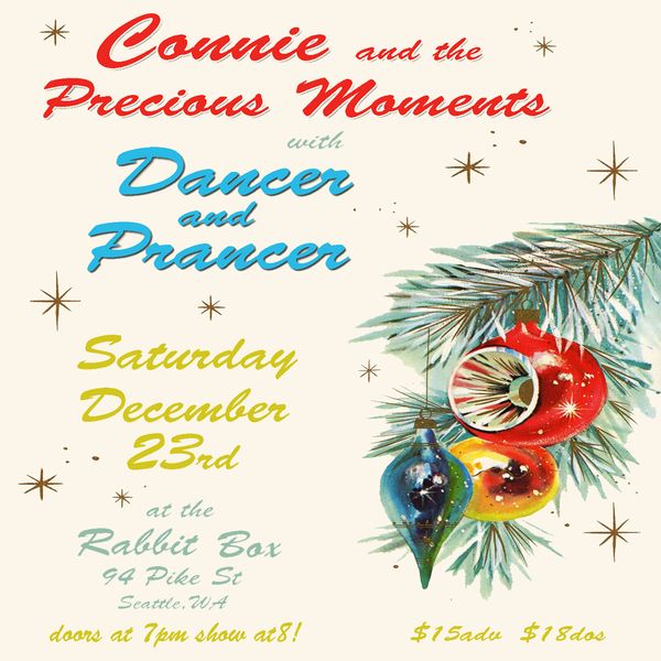 Connie & the Precious Moments with Dancer and Prancer at The Rabbit Box ...