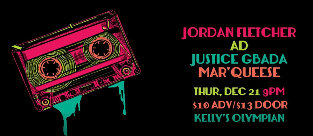 Jordan Fletcher, AD, Justice Gbada, and Mar'Queese at Kelly's Olympian ...