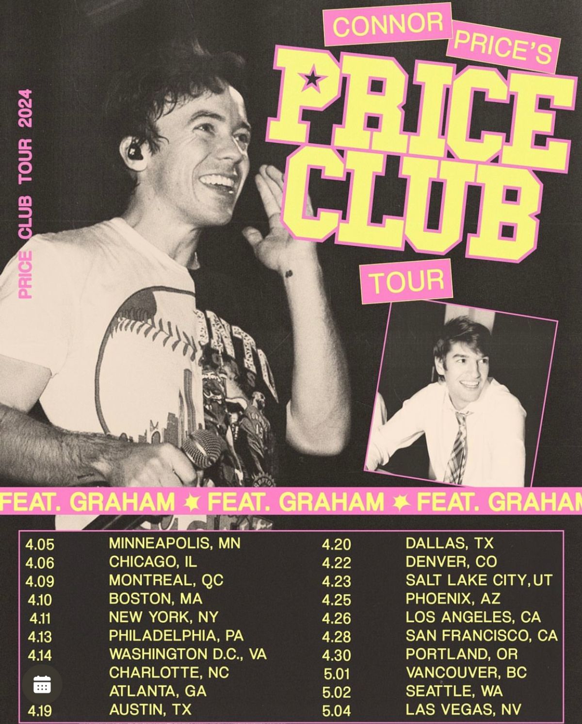 Connor Price at Showbox SoDo in Seattle, WA - Thursday, May 2, 2024 ...