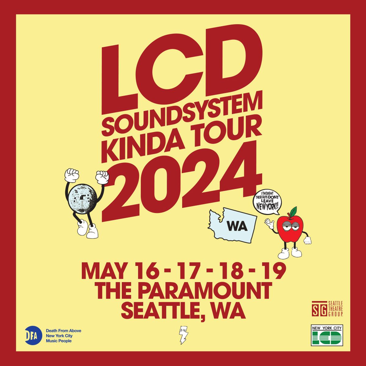 LCD Soundsystem at Paramount Theatre in Seattle, WA - Every day ...