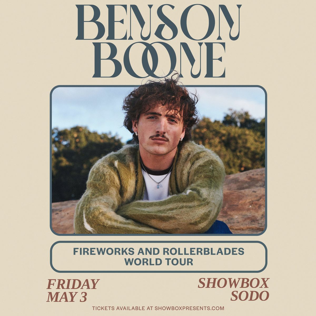 Benson Boone - Fireworks and Rollerblades World Tour at Showbox SoDo in ...