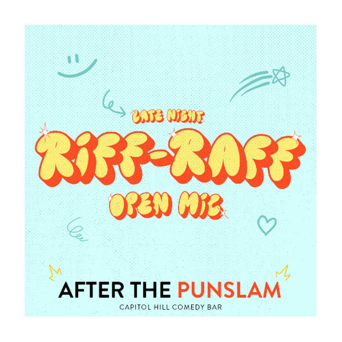 Riff Raff Open Mic at Comedy/Bar in Seattle, WA - Wednesday, January 31 ...