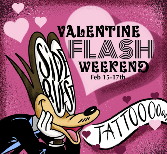Valentine Flash Weekend at Side Quest Tattoo in Seattle, WA - Every day ...