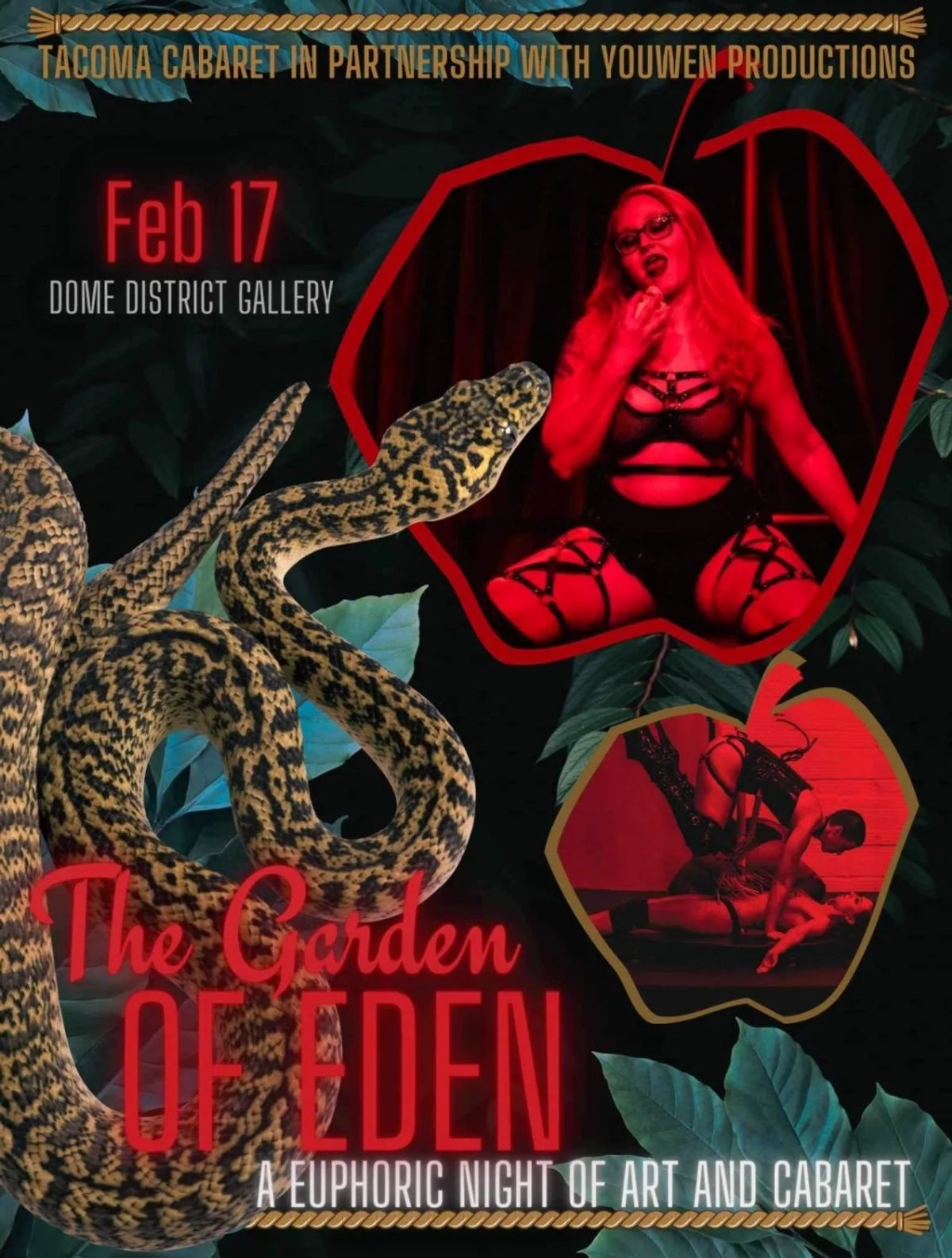 The Garden of Eden - A Euphoric Night of Art and Cabaret at ...