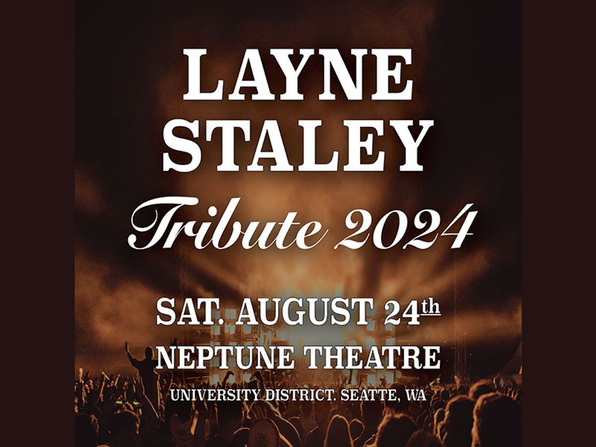 Layne Staley Tribute 2024 at Neptune Theatre in Seattle, WA - Saturday ...
