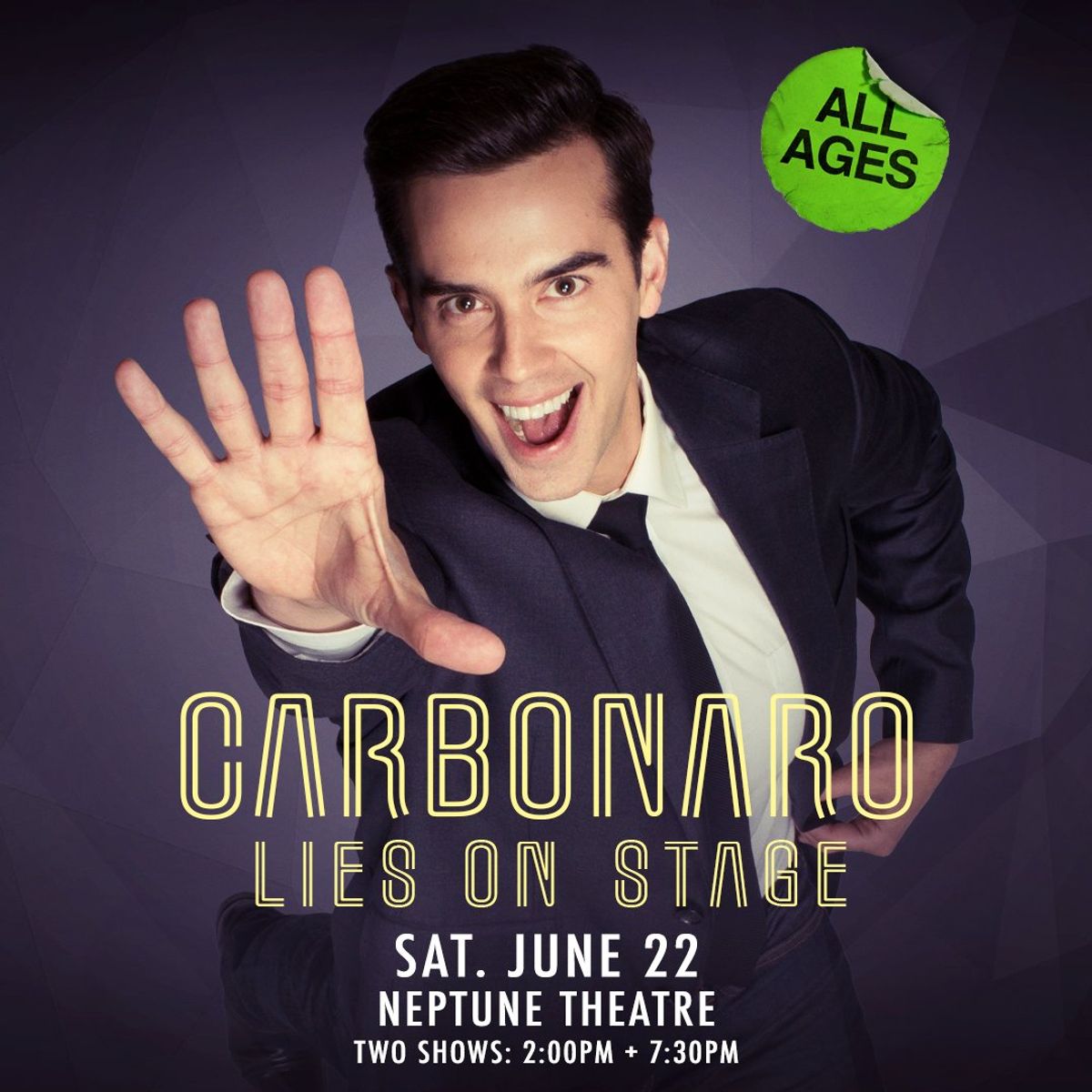 Michael Carbonaro - Lies on Stage at Neptune Theatre in Seattle, WA ...
