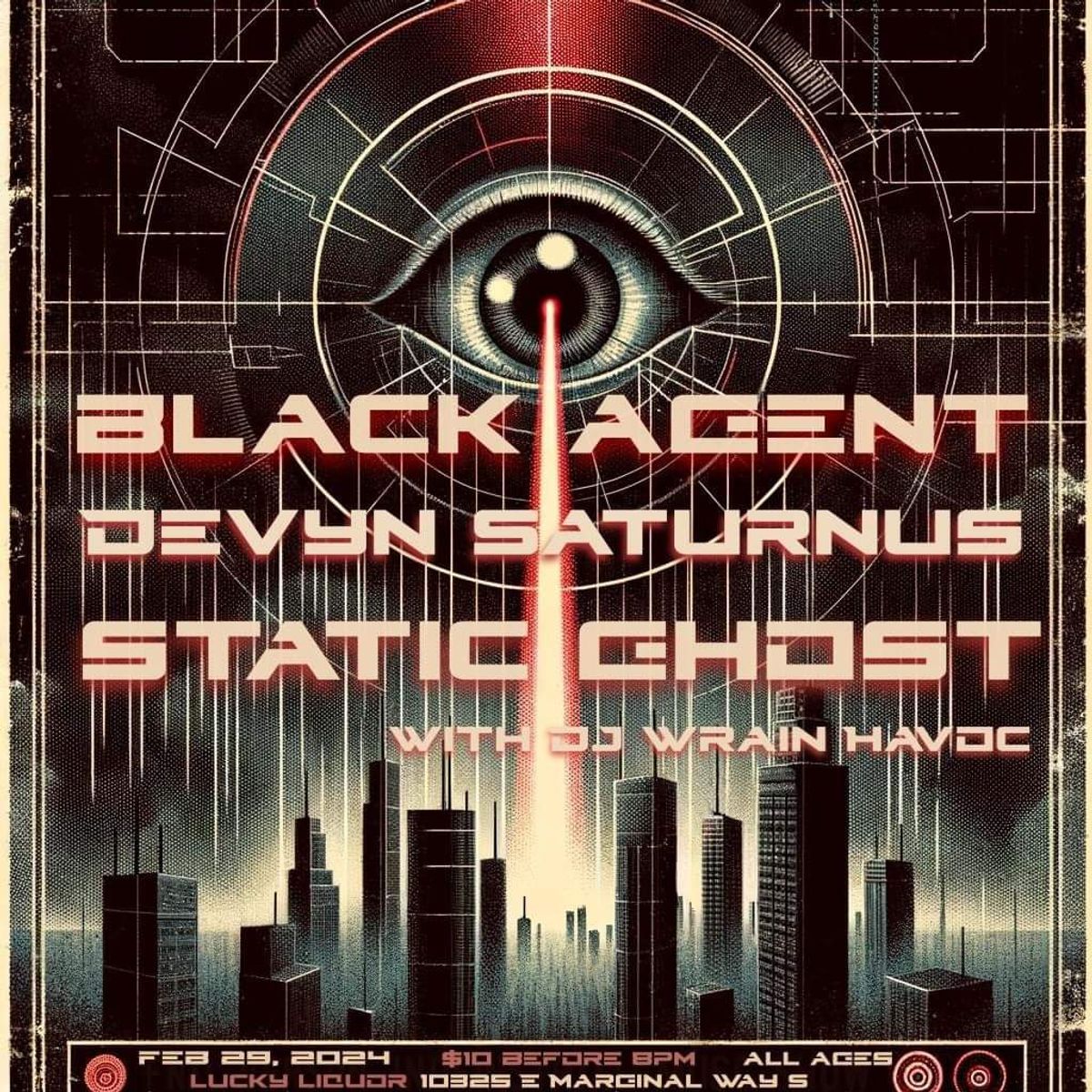 Black Agent, Devyn Saturnus, and Static Ghost, and DJ Wrain Havoc at ...