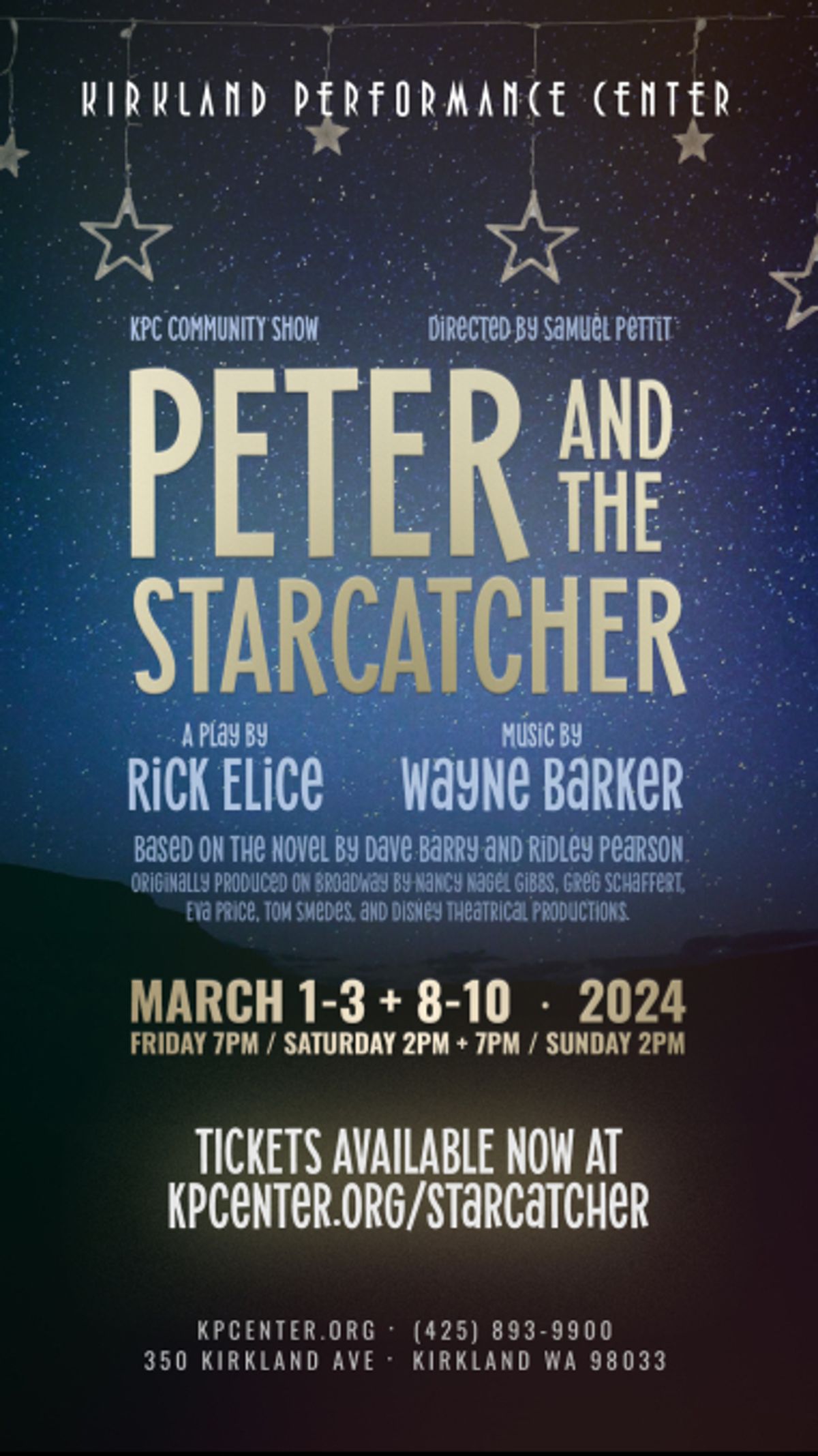 Peter and the Starcatcher at Kirkland Performance Center in Kirkland ...