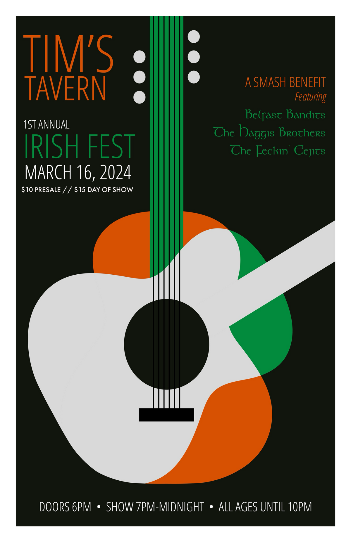 Tim's 1st Annual Irish Fest - A SMASH Benefit at Tim's Tavern in ...
