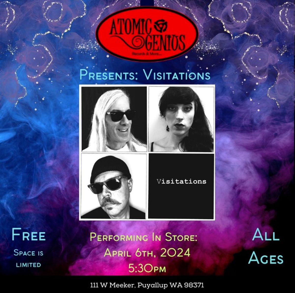 Visitations In-Store Performance at Atomic Genius Records at Atomic ...