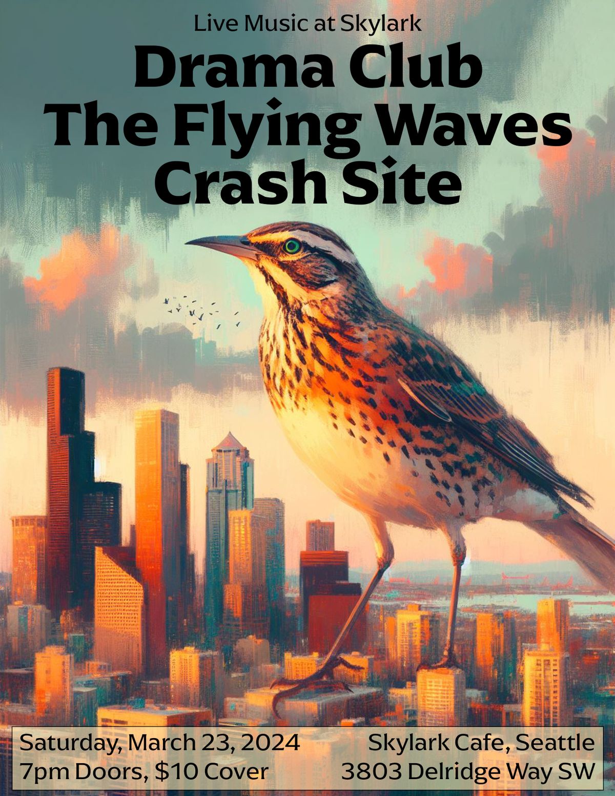 The Flying Waves at Skylark Cafe & Club in Seattle, Washington ...