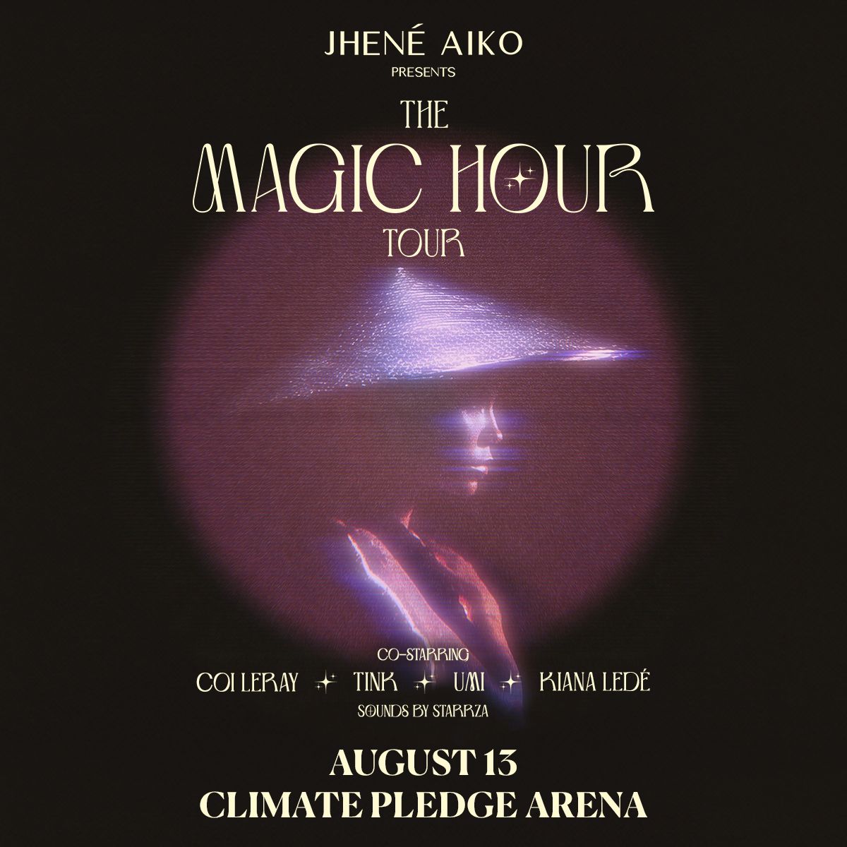 Jhené Aiko: The Magic Hour Tour at Climate Pledge Arena in Seattle, WA - Tuesday, August 13 ...