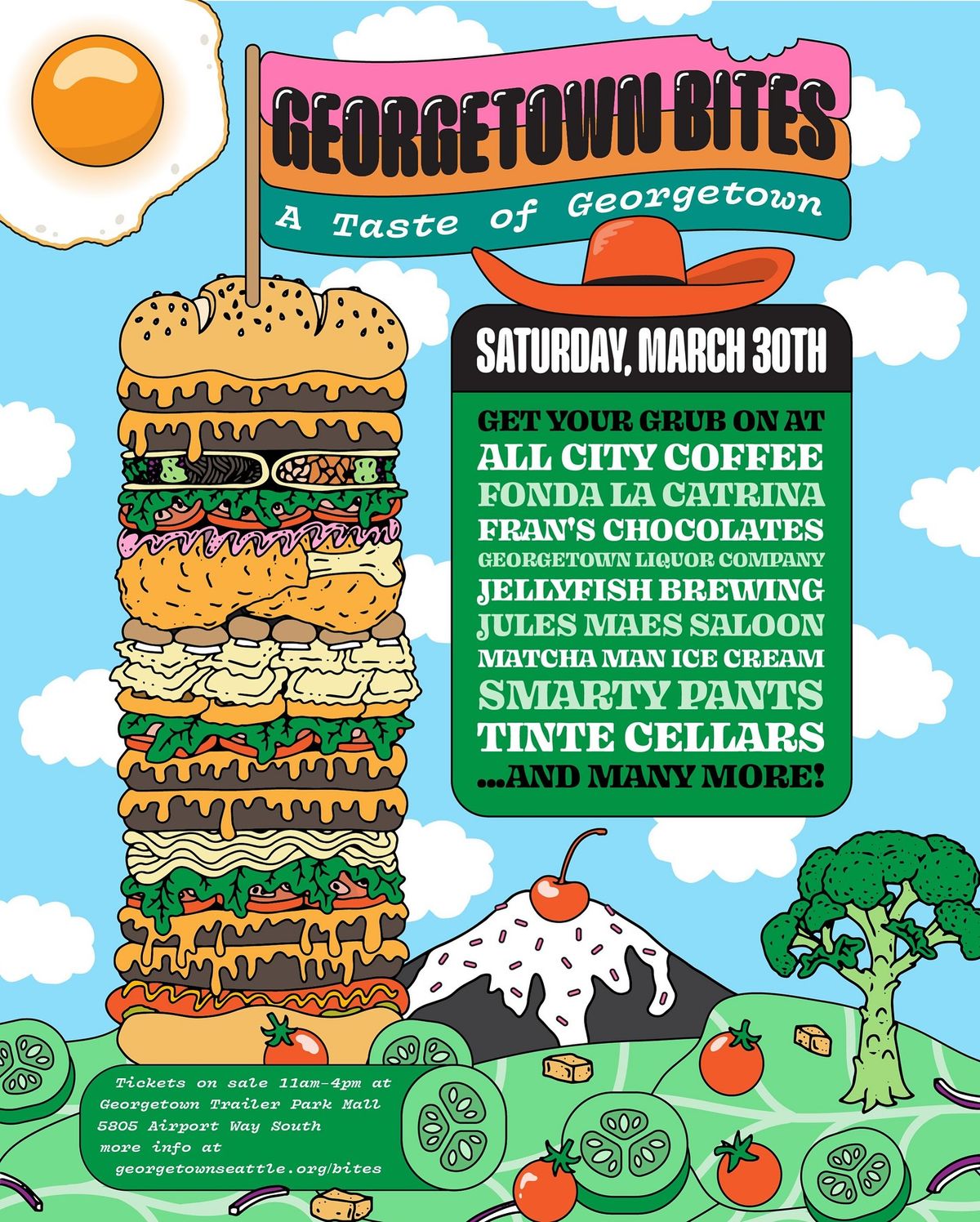 Georgetown Bites - Saturday, March 30, 2024 - EverOut Seattle