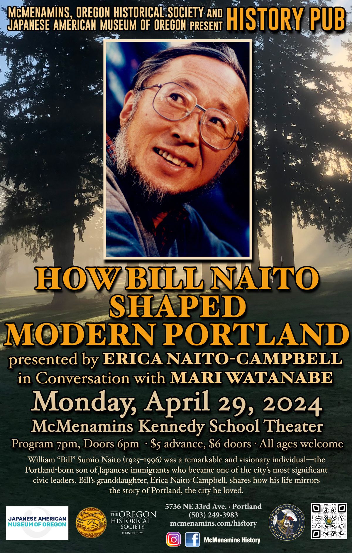 History Pub - How Bill Naito Shaped Modern Portland at McMenamins ...