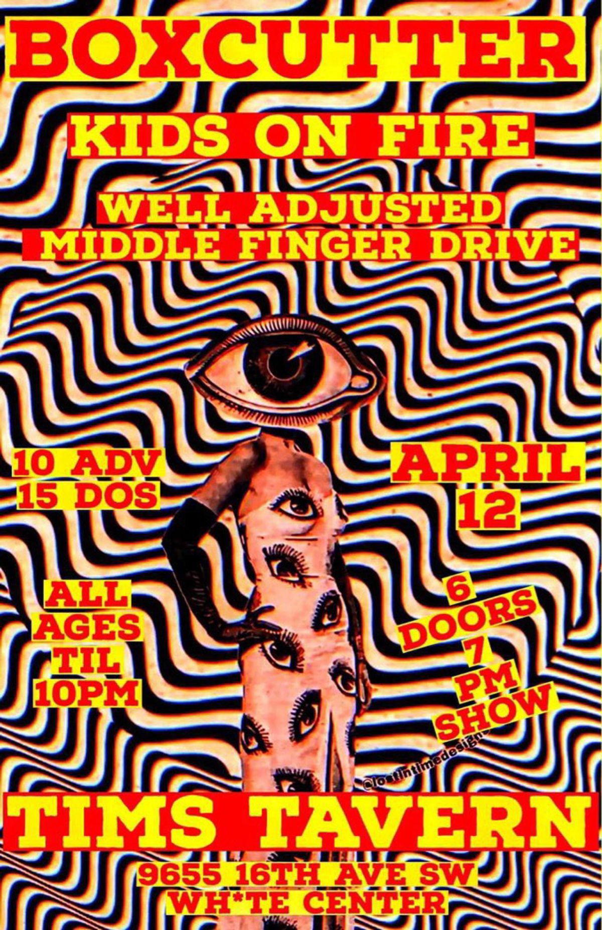 Boxcutter, Kids On Fire, Well Adjusted, and Middle Finger Drive at Tim ...