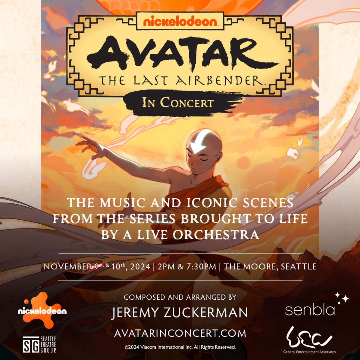 Avatar: The Last Airbender in Concert at Moore Theatre in Seattle, WA ...