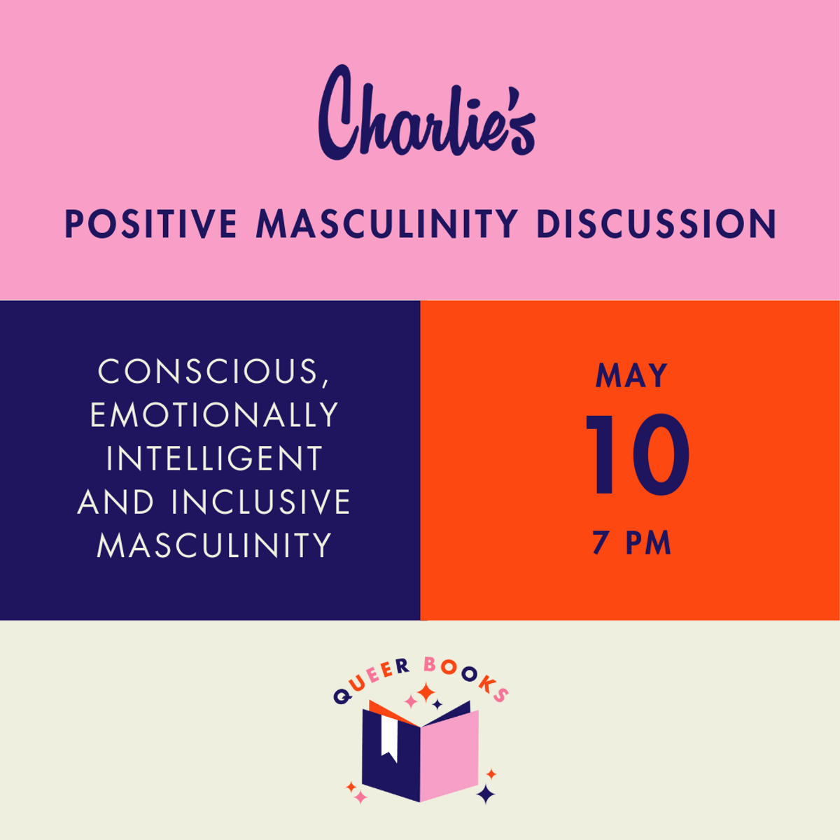Positive Masculinity Discussion at Charlie's Queer Books in Seattle, WA ...