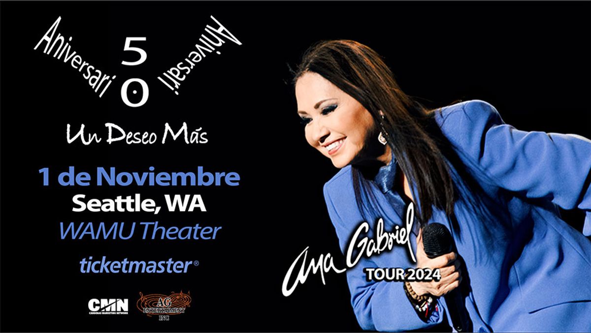 Ana Gabriel at WaMu Theater in Seattle, WA - Friday, November 1, 2024 ...
