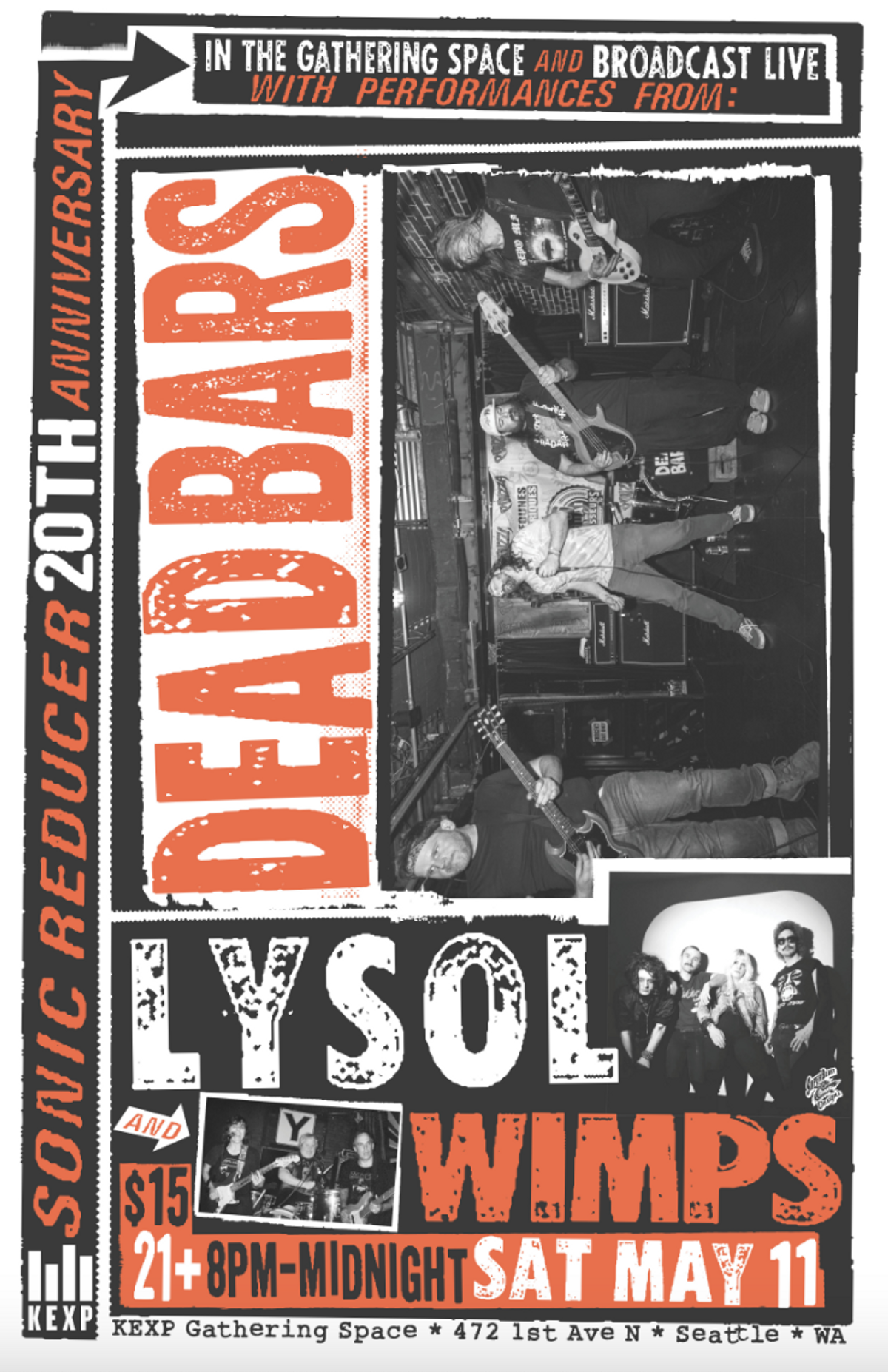 Sonic Reducer 20th Anniversary at KEXP in Seattle, WA - Saturday, May ...
