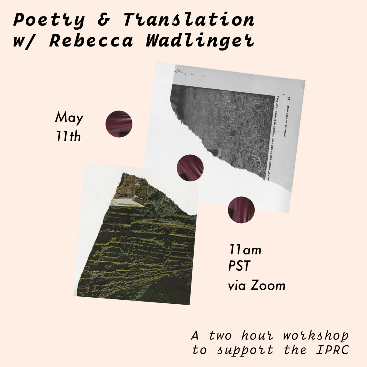 Poetry & Translation: a Workshop to Support the IPRC at Independent ...