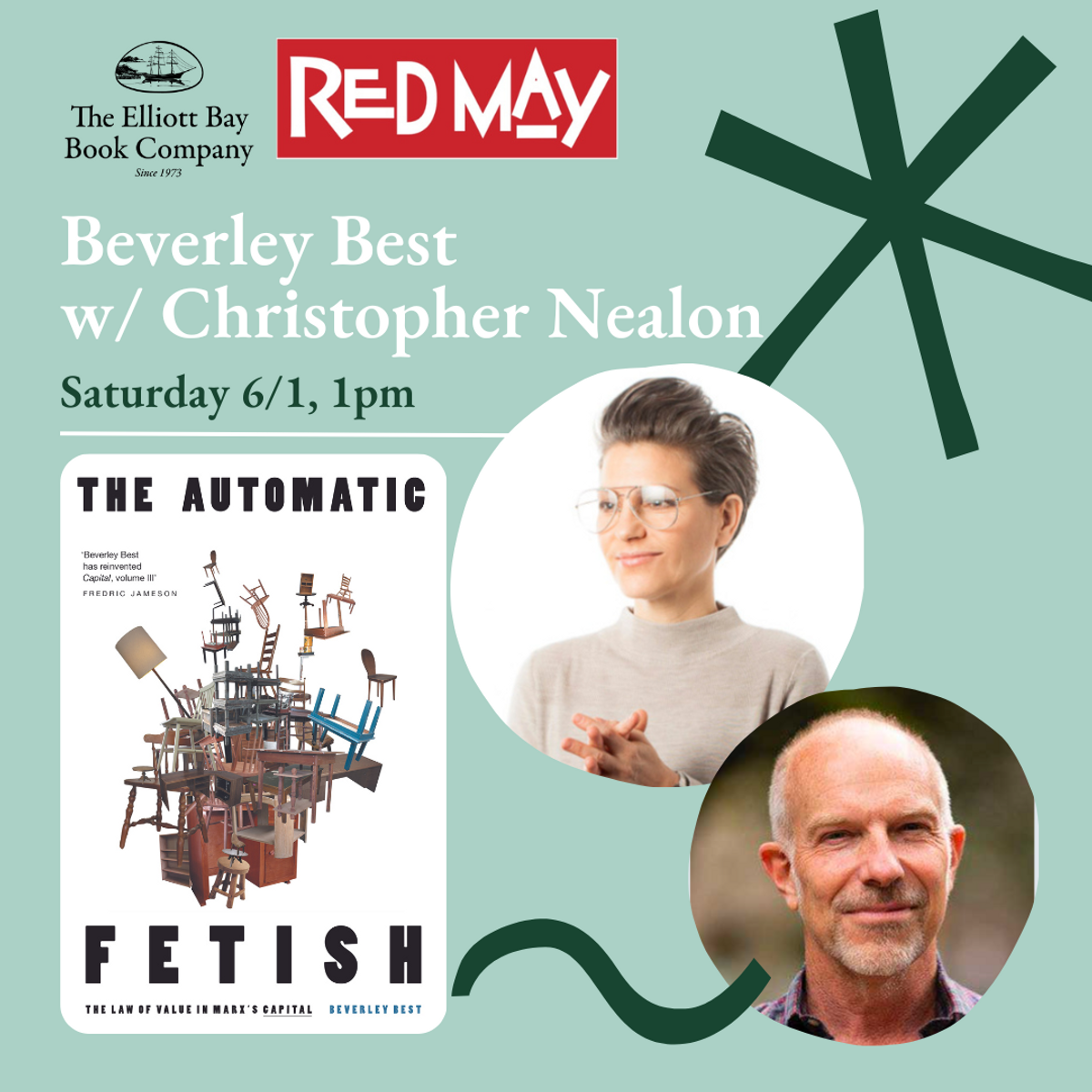 Beverley Best with Christopher Nealon at Elliott Bay Book Company in ...