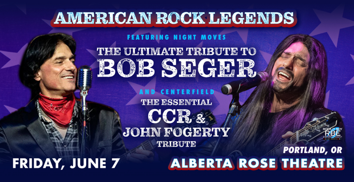 American Rock Legends: Night Moves (Bob Seger Tribute) and Centerfield ...