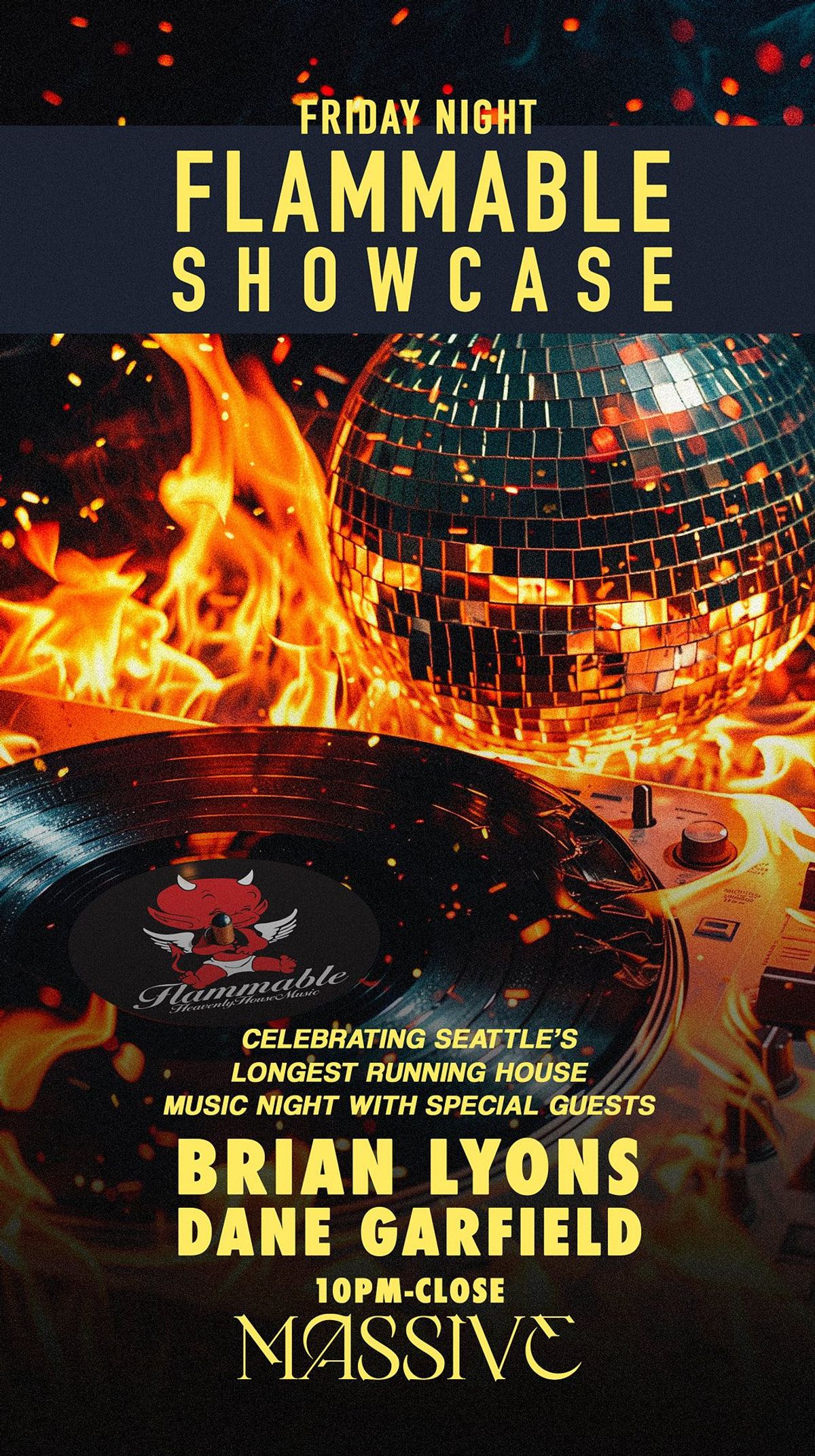 Flammable Showcase: Brian Lyons + Dane Garfield at Massive in Seattle ...