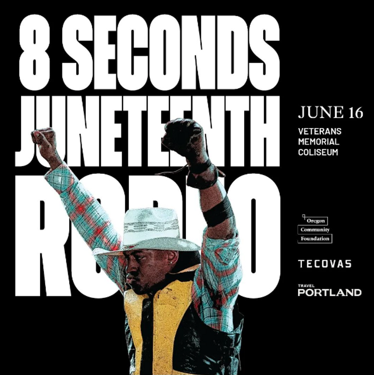 8 Seconds Juneteenth Rodeo at Veterans Memorial Coliseum in Portland, OR - Sunday, June 16, 2024 ...