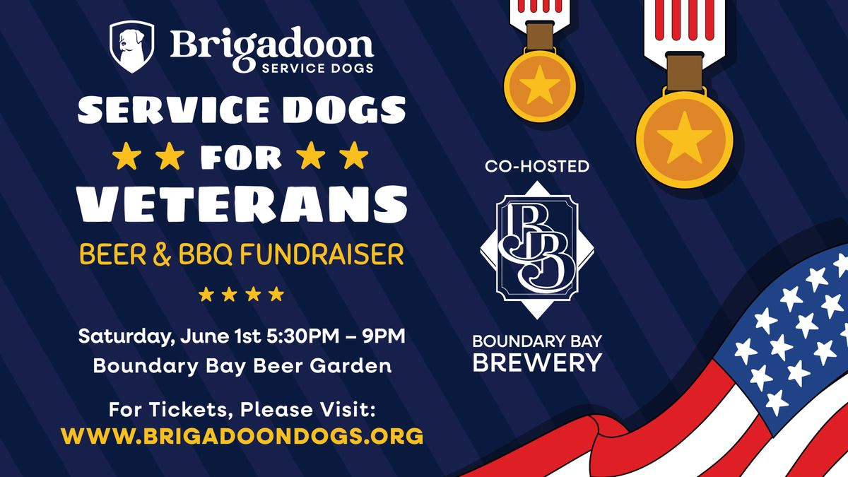 2nd Annual Service Dogs for Veterans Fundraiser at Boundary Bay Brewery ...