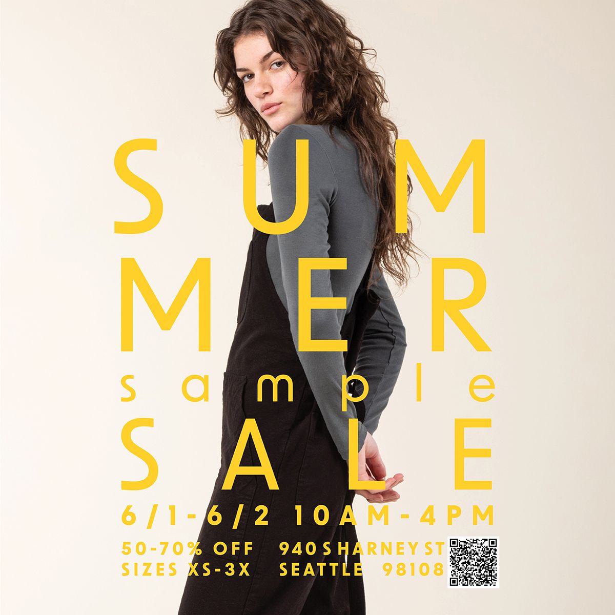 Prairie Underground Summer Sample Sale at Prairie Underground Warehouse in Seattle, WA - Sunday ...