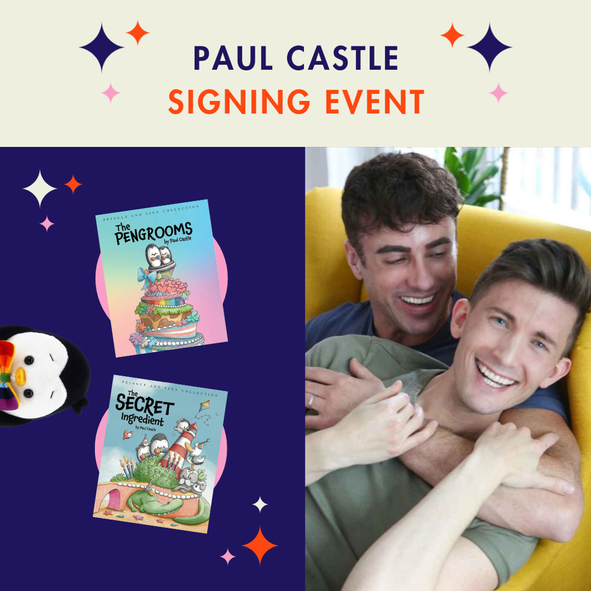 Author Event: Paul Castle 'The Pengrooms' Signing at Charlie's Queer ...