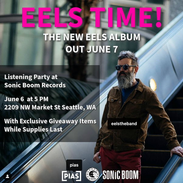 Eels 'Eels Time!' Listening Party at Sonic Boom Records at Sonic Boom Records in Seattle, WA ...