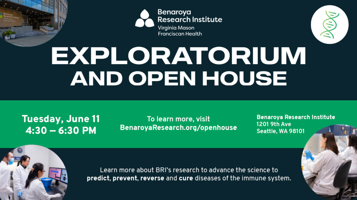 Benaroya Research Institute Exploratorium and Open House at Benaroya ...