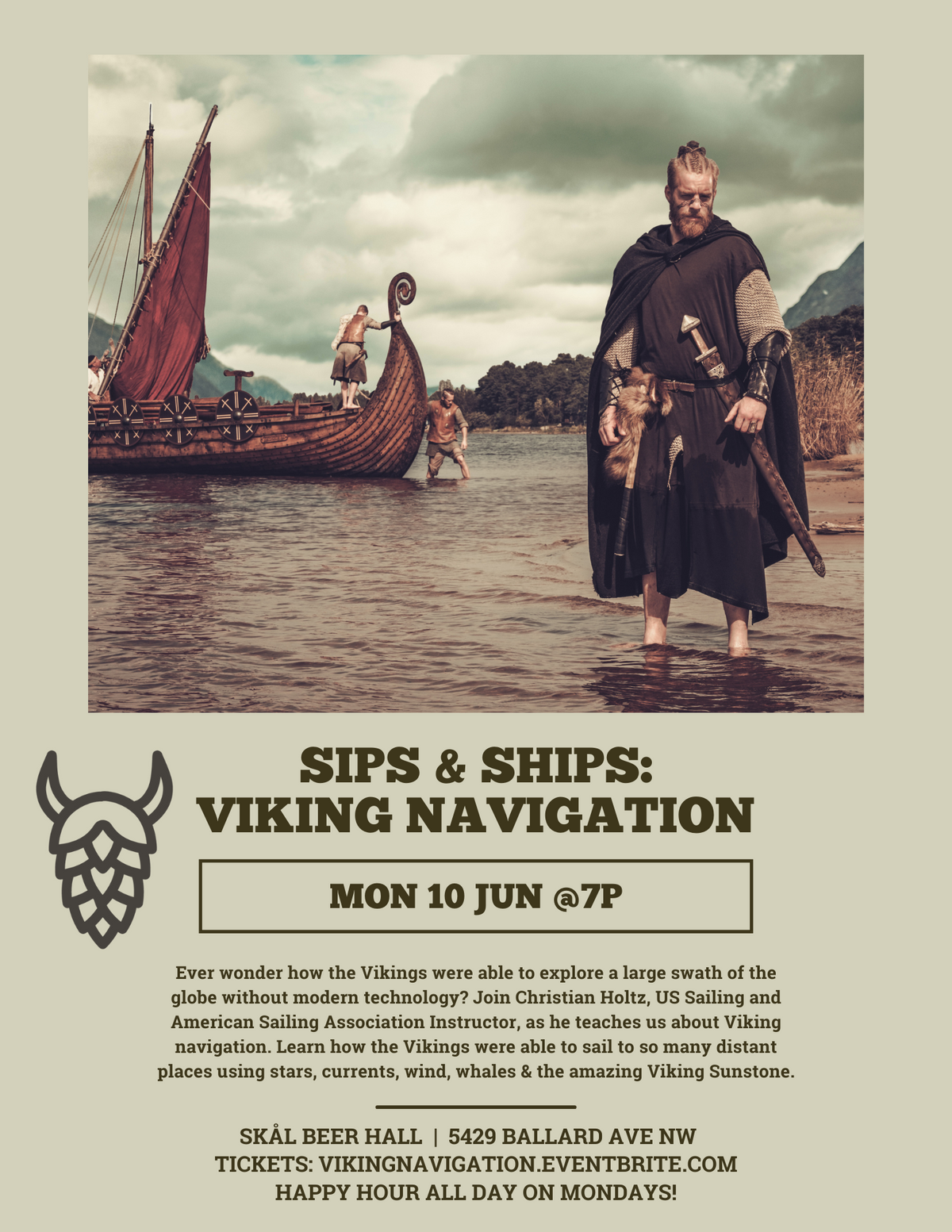 Sips & Ships: Viking Navigation Class at Skål Beer Hall in Seattle, WA ...