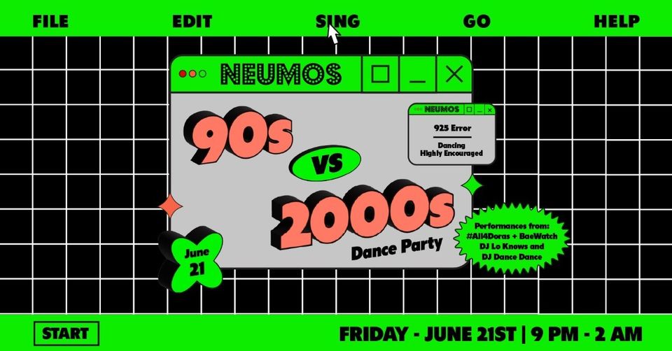 '90s vs. '00s Dance Party at Neumos in Seattle, WA - Friday, June 21 ...